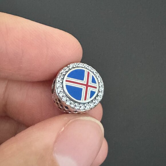 Pandora | Other | Pandora Iceland Flag Bead Charm | Poshmark